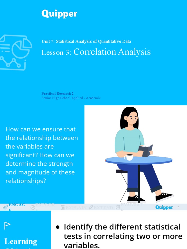 LESSON 3 - Correlation Analysis | PDF | Spearman's Rank Correlation ...