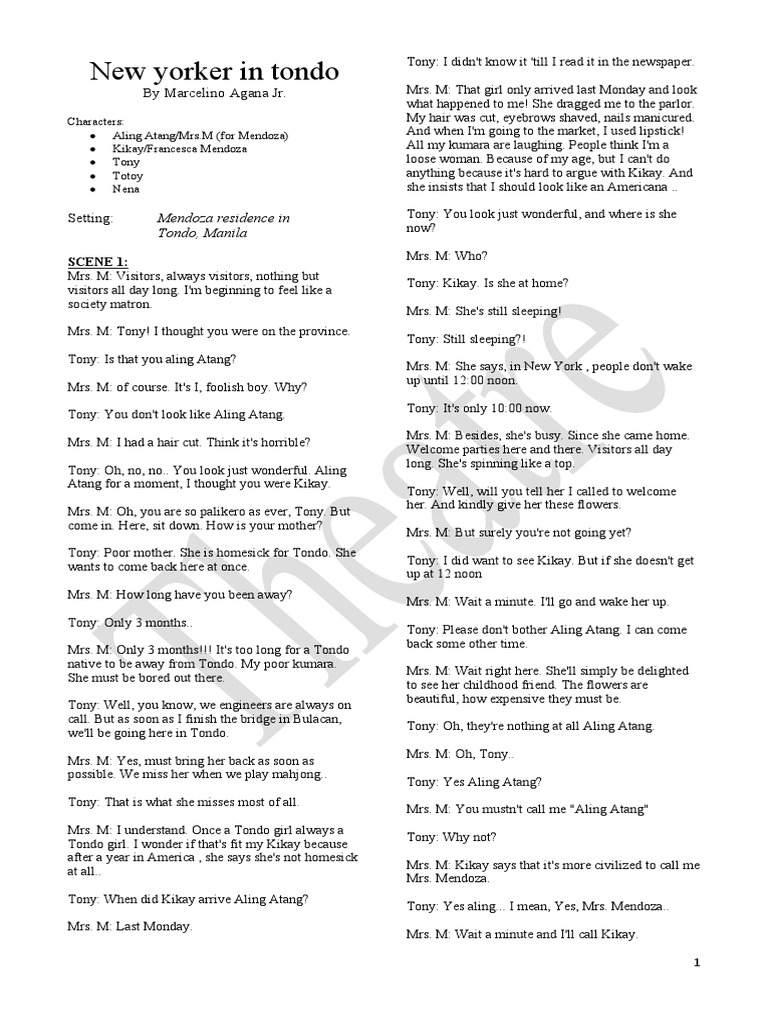 New Yorker in Tondo | PDF