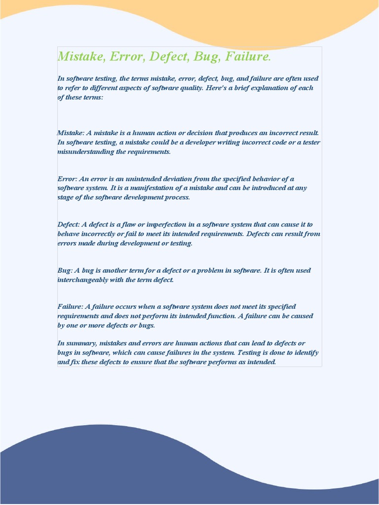 Software Testing Terminology Guide | PDF