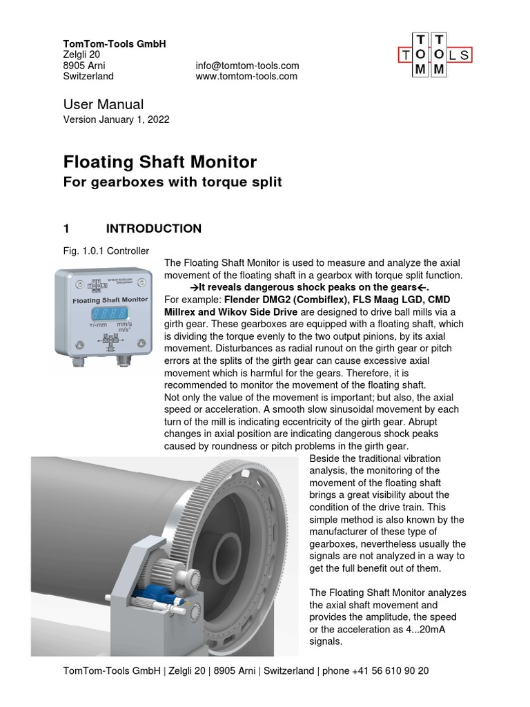 Floating-Shaft-Monitor-Manual-1 | PDF | Manual Transmission | Gear
