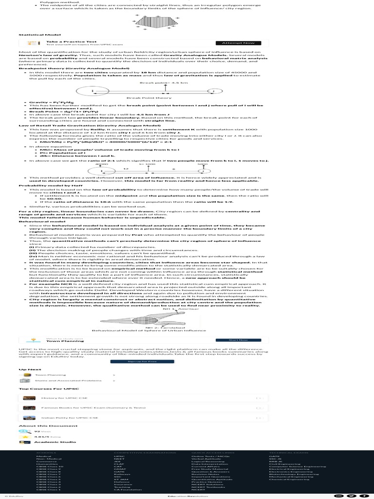Urban Sprawl - Geography Optional For UPSC (Notes) | PDF | Gravity ... Urban Sprawl - Geography Optional For UPSC (Notes) | PDF | Gravity ...