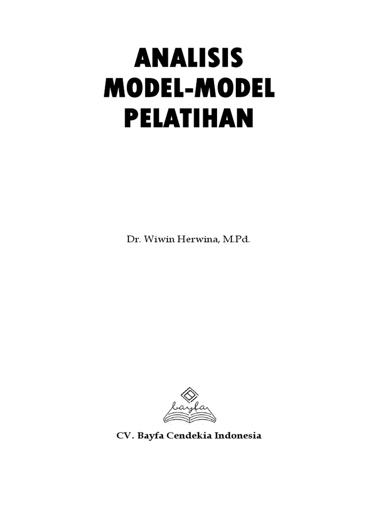Analisis Model - Model Pelatihan | PDF