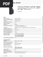 Schneider Electric - EOCR - 3DM2-WRDUWZ | PDF | Relay | Alternating Current