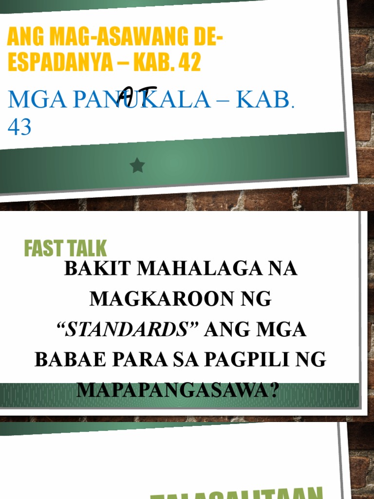 Kabanata 42 and 43 | PDF