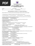 1st Quarter Exam - AP10 | PDF