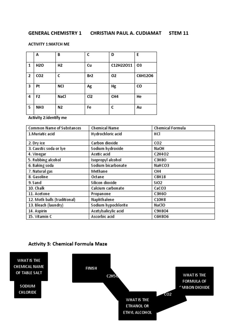 General Chemistry 1 | PDF | Sodium Hydroxide | Ethanol