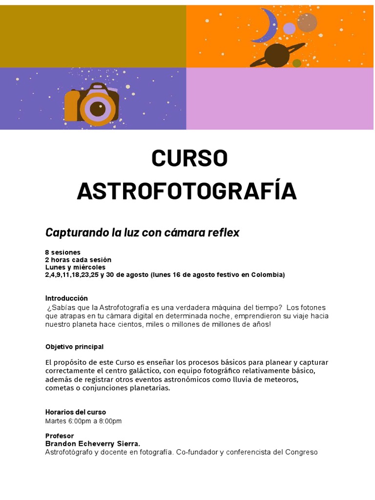 Guia Practica - Astrofotografia para Principiantes | PDF | Ciencias ...