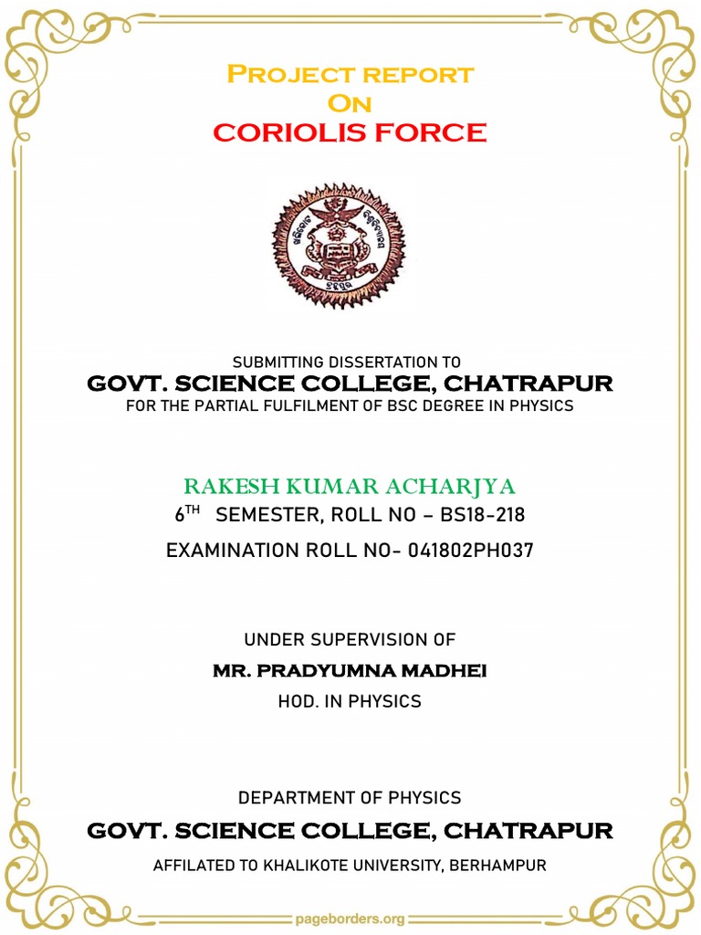 Coriolis Force | PDF | Acceleration | Force