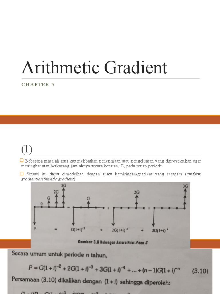 Arithmetic Gradient | PDF