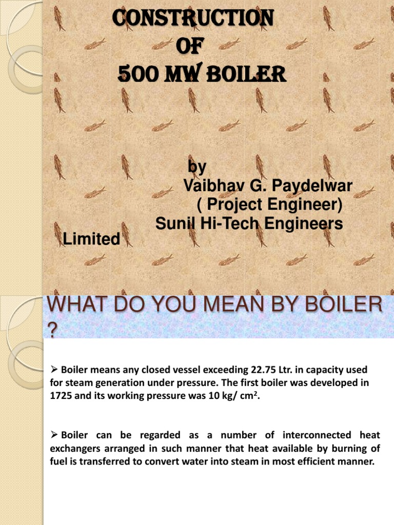 500mwboilermahagenco 140115124304 Phpapp02 | PDF | Boiler | Steam