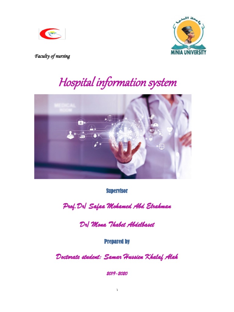 Hospital Information System: Prof - DR/ Safaa Mohamed Abd Elrahman DR ...