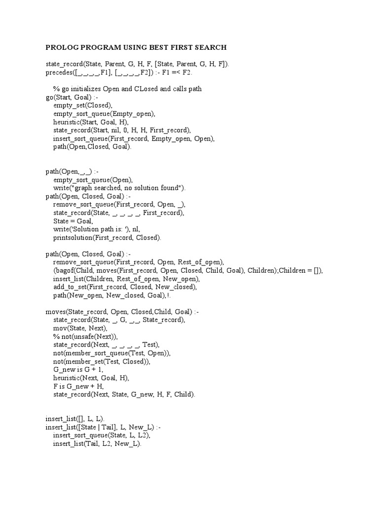 Prolog Record | PDF | Algorithms | Computer Science Prolog Record | PDF | Algorithms | Computer Science