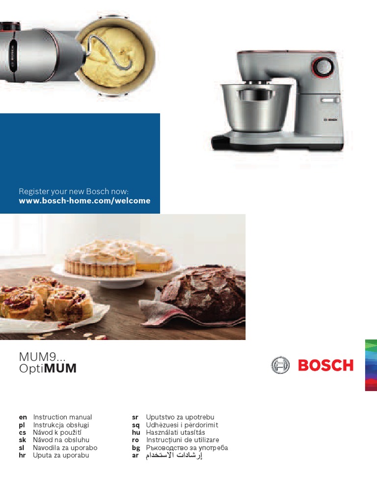 Mum9... Optimum: Register Your New Bosch Now | PDF | Weighing Scale ...