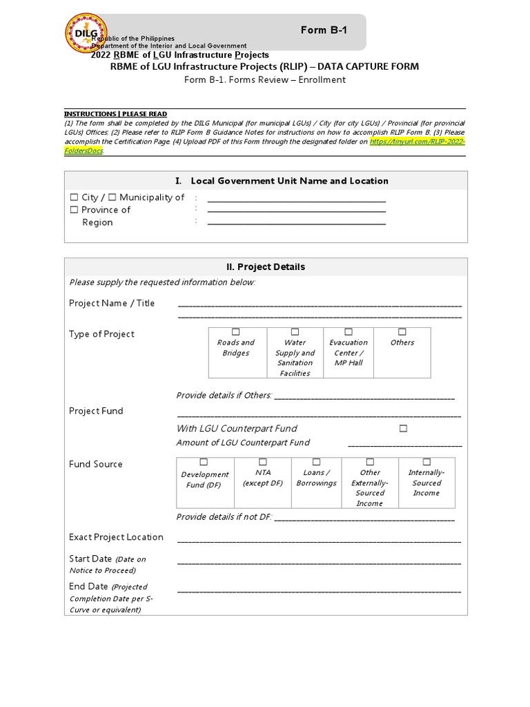 RLIP Form B 1 Progress and Results Monitoring Locked | PDF | Signature ...