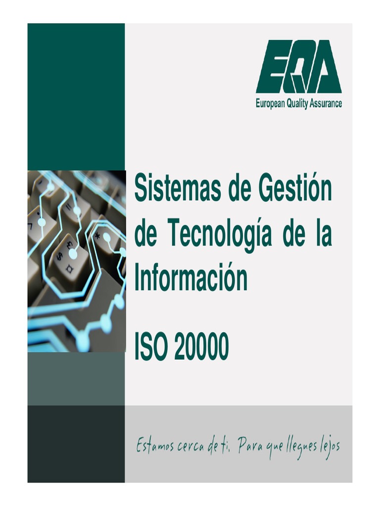 Presentación Iso 20000 | PDF | Economias | Business