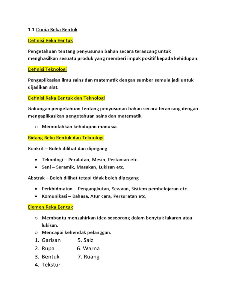 Dunia Reka Bentuk | PDF