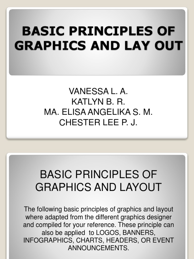 E-Tech BASIC PRINCIPLES IN LAYOUT AND DESIGN | Download Free PDF ...