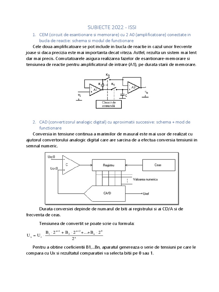 Rezolvare Subiecte | PDF