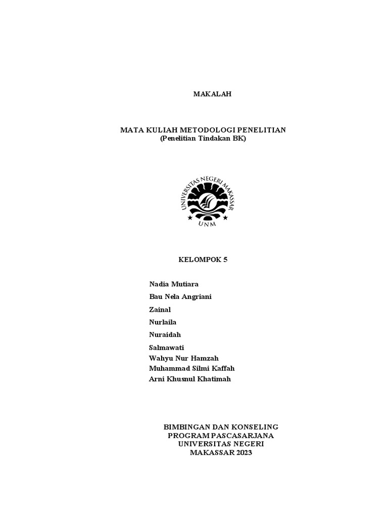Makalah Metodologi Penelitian (PTBK) | PDF