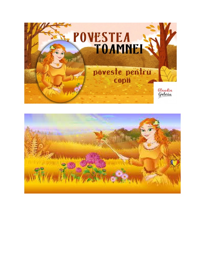 Povestea Toamnei Text Si Imagini | PDF