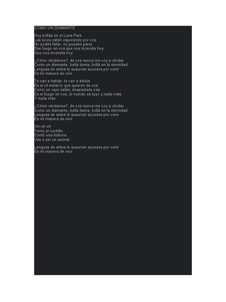Letras Andy | PDF