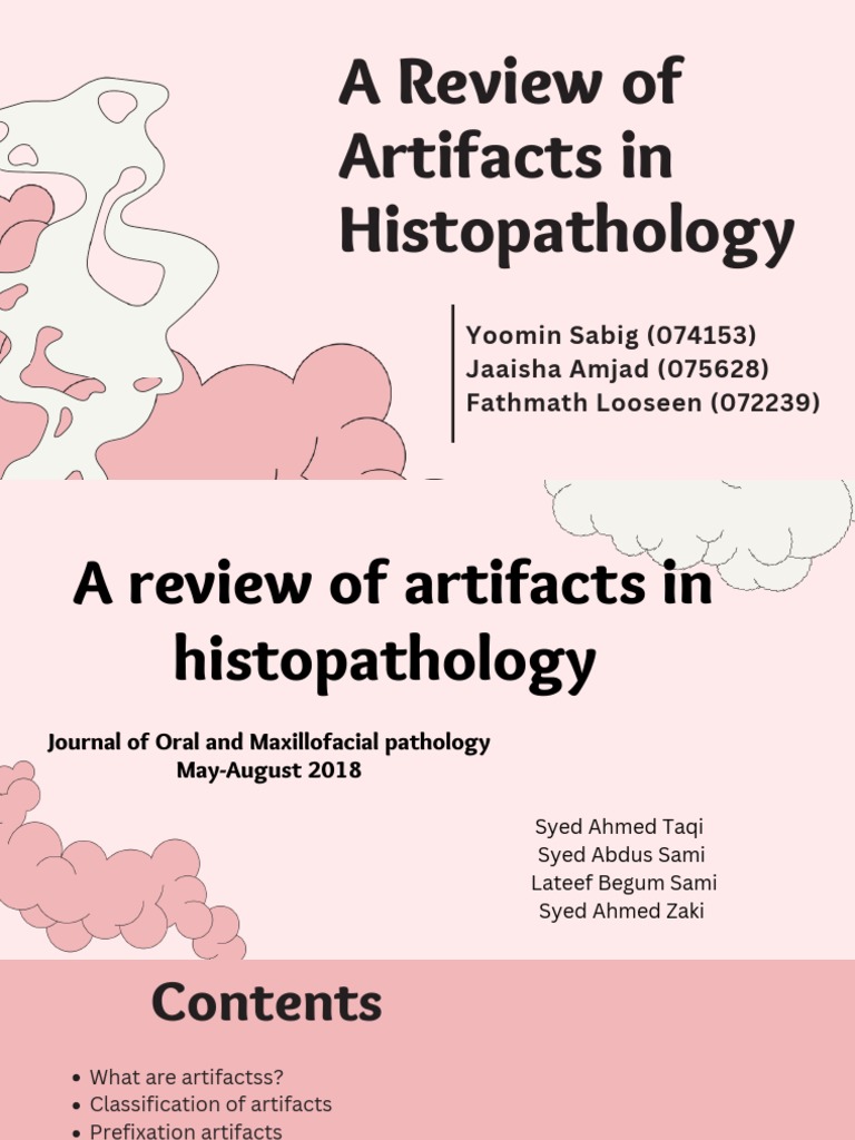 A Review of Artifacts in Histopathology | PDF | Fixation (Histology ...