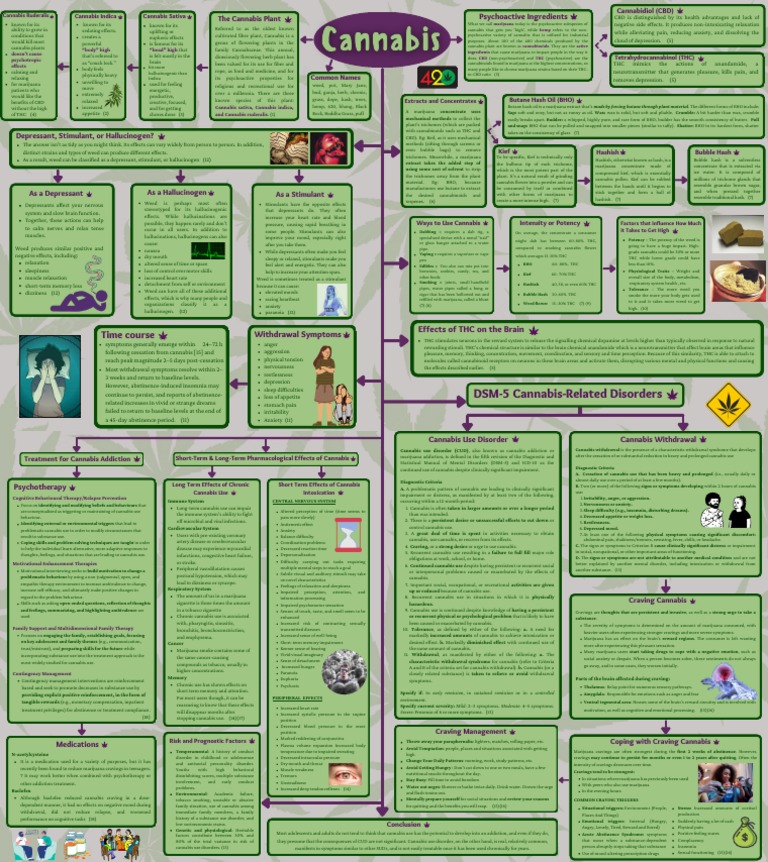 Cannabis Concept Map | PDF | Cannabis | Cannabis (Drug)
