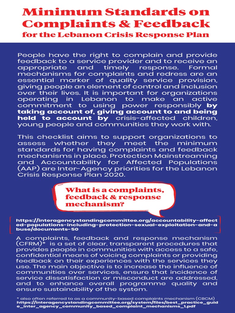 CFM Minimum Standards - Final | PDF | Communication | Information