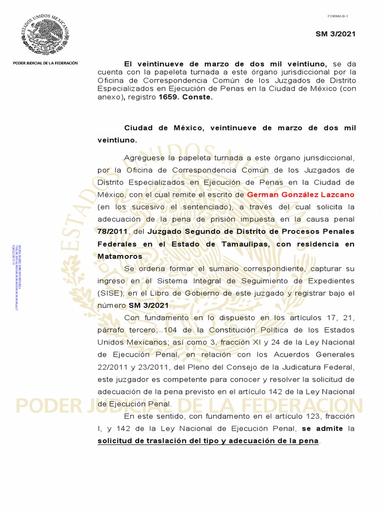 German González Lazcano | PDF | Derecho penal | Res Judicata