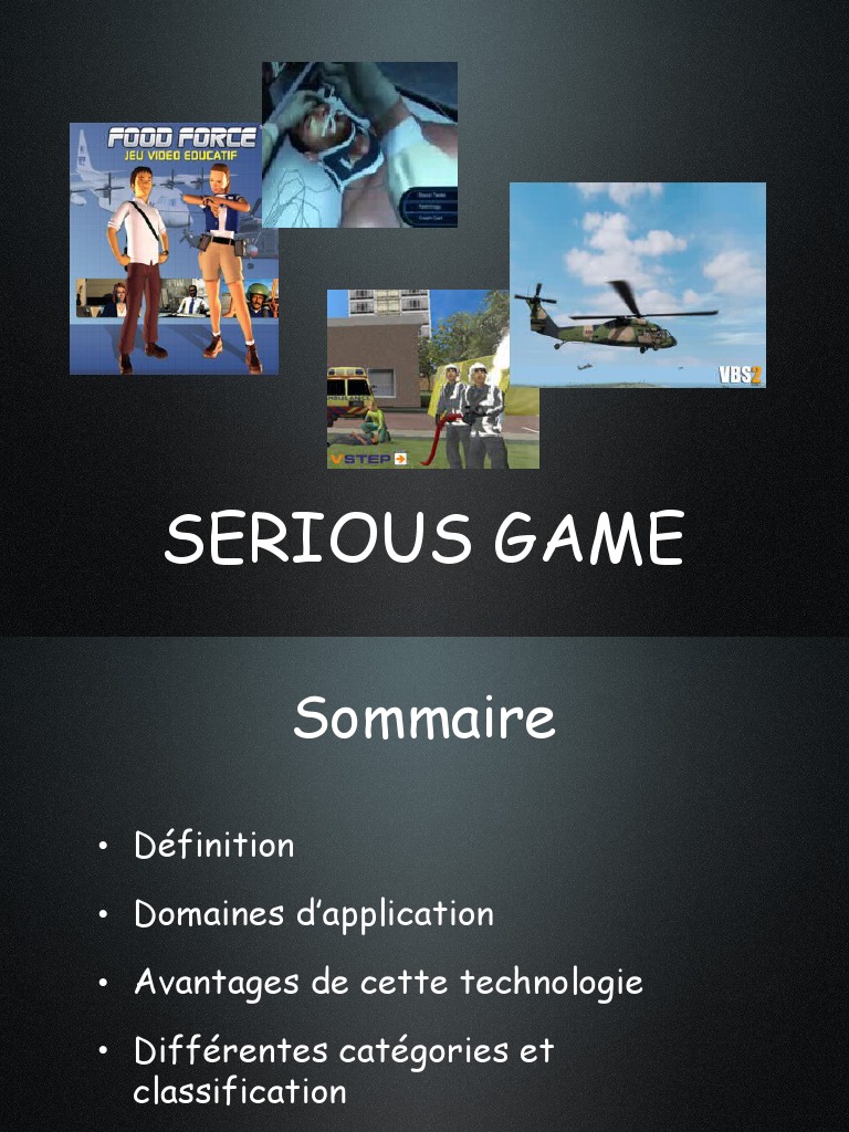 Serious Game | PDF | Gaming