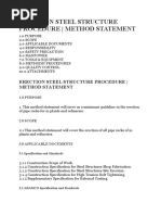 Fabrication & Erection of Steel Works Checklist | PDF | Metal ...