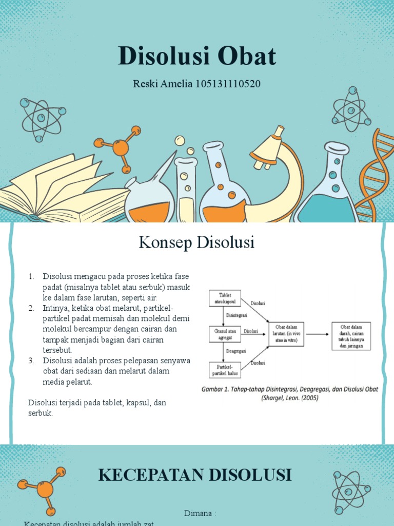 Disolusi Obat: Konsep dan Faktor | PDF