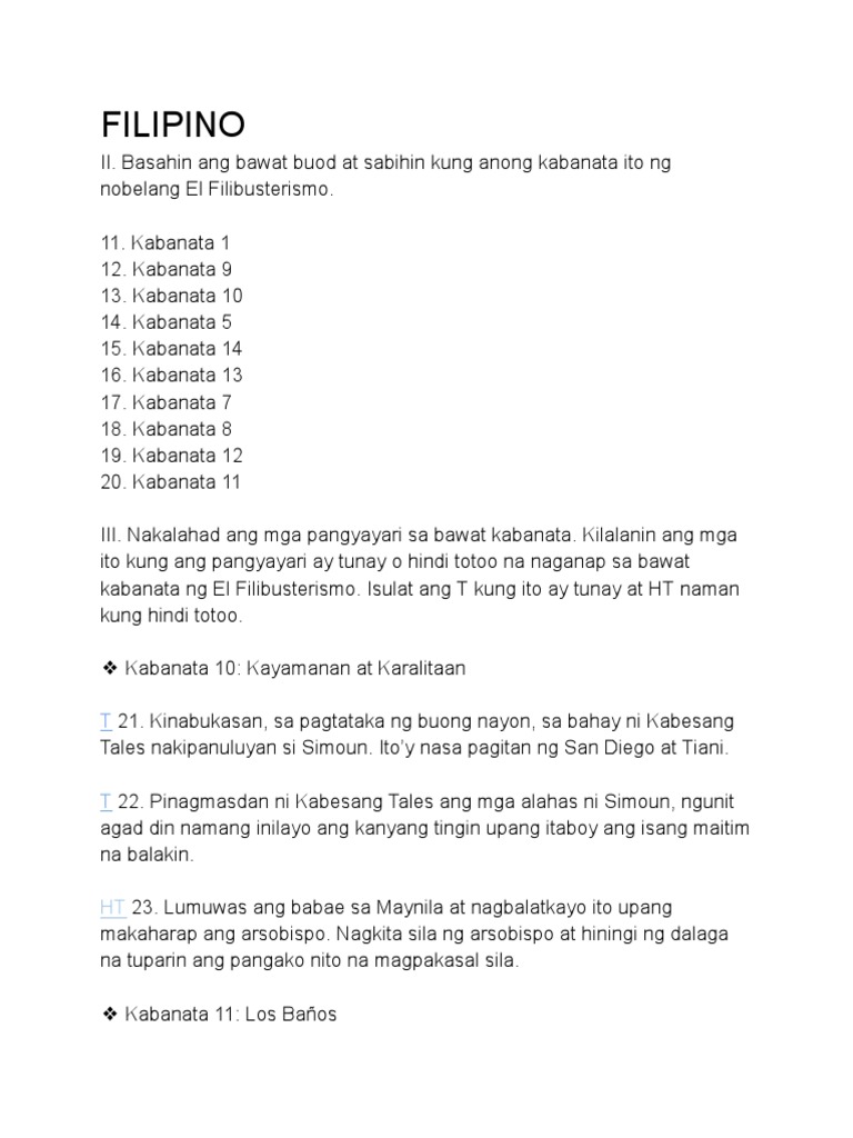 Filipino | PDF
