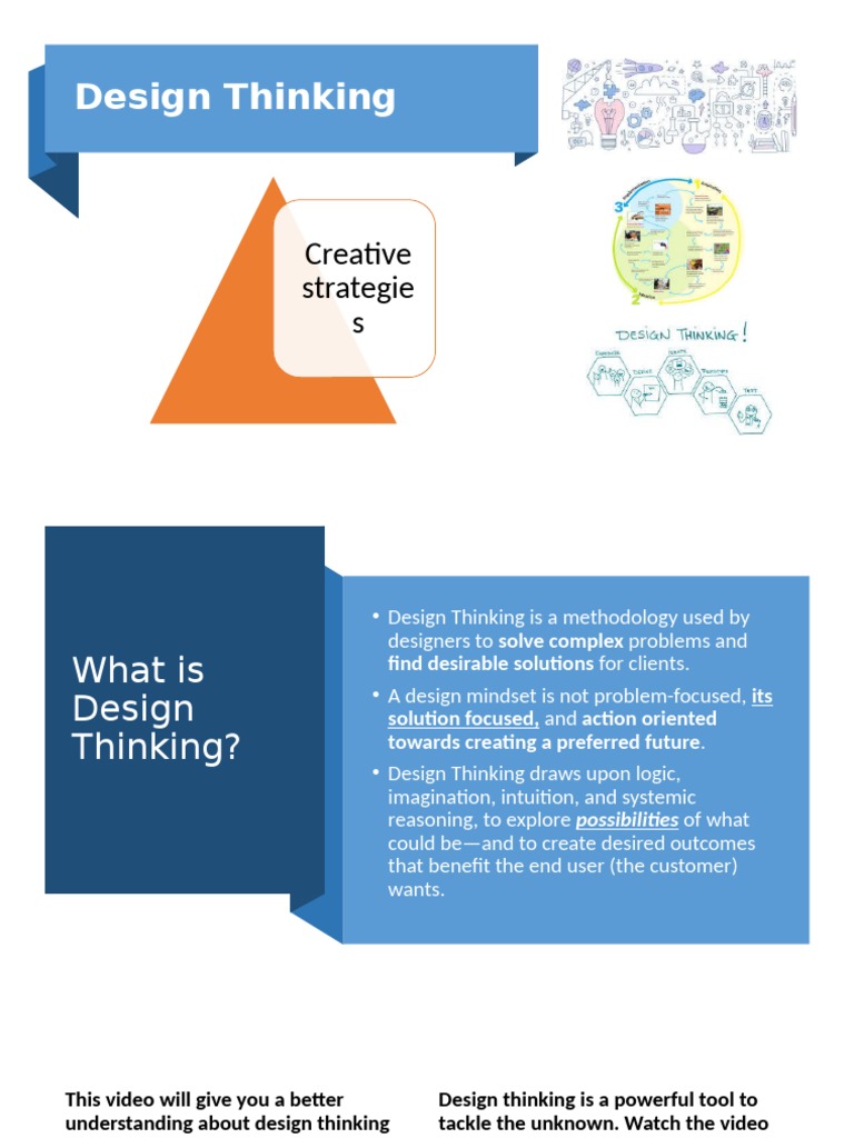 Design Thinking Presentation - Tagged | PDF
