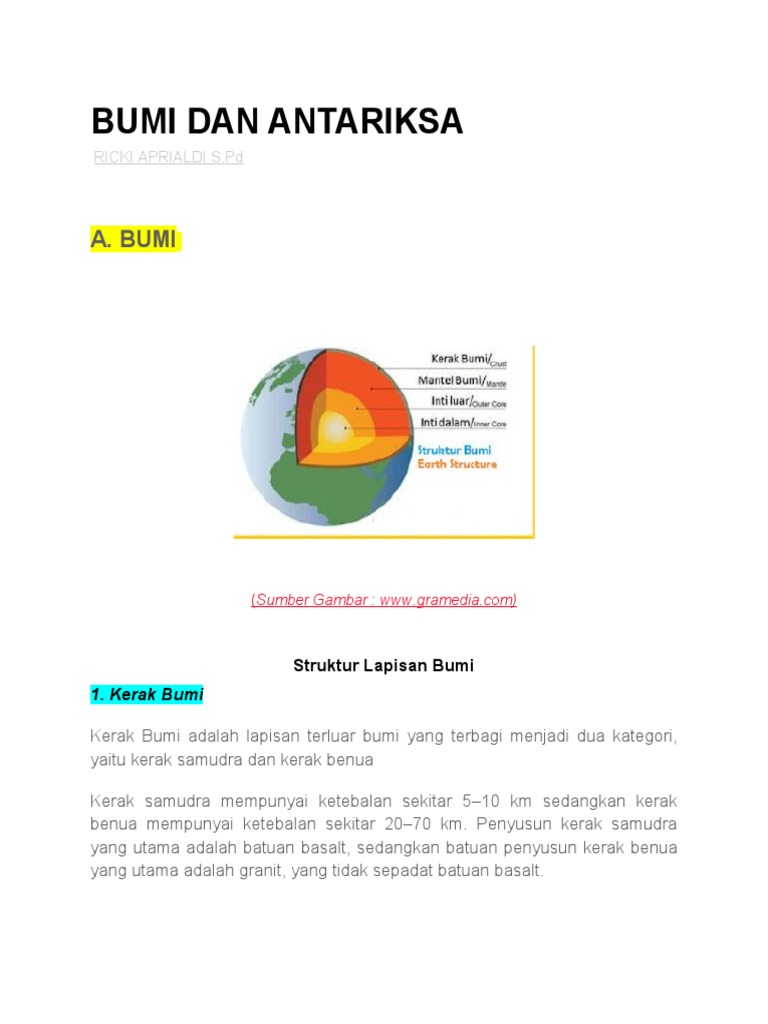 Bumi Dan Antariksa Ipas 2023 | PDF