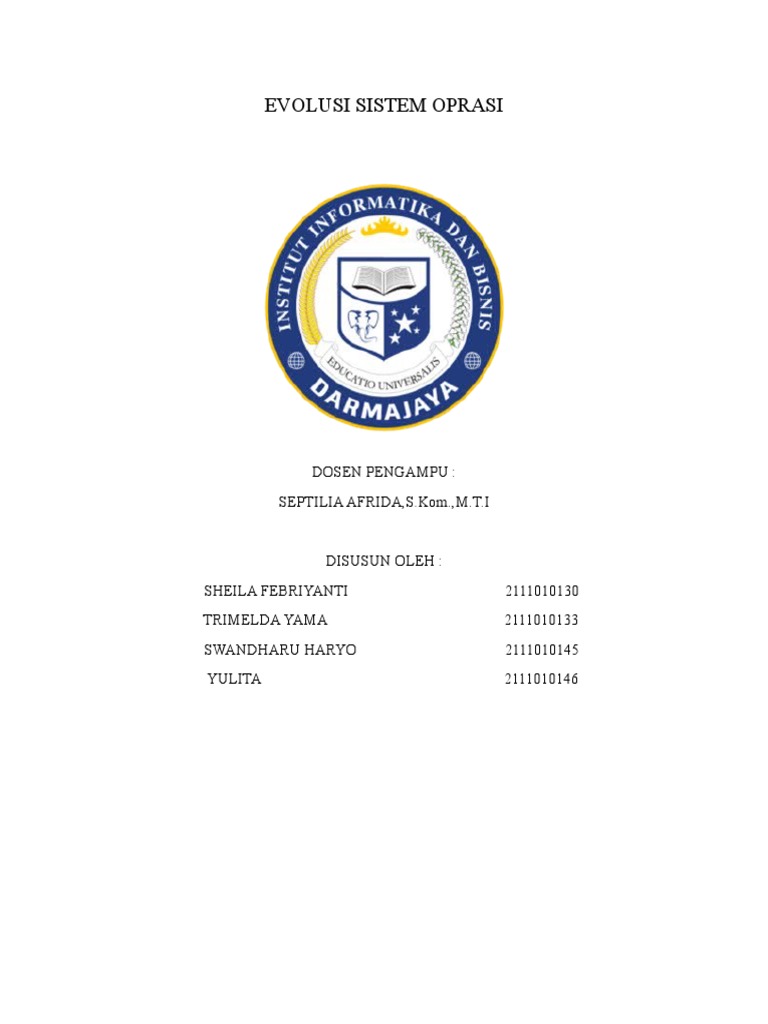 Evolusi Sistem Oprasi | PDF