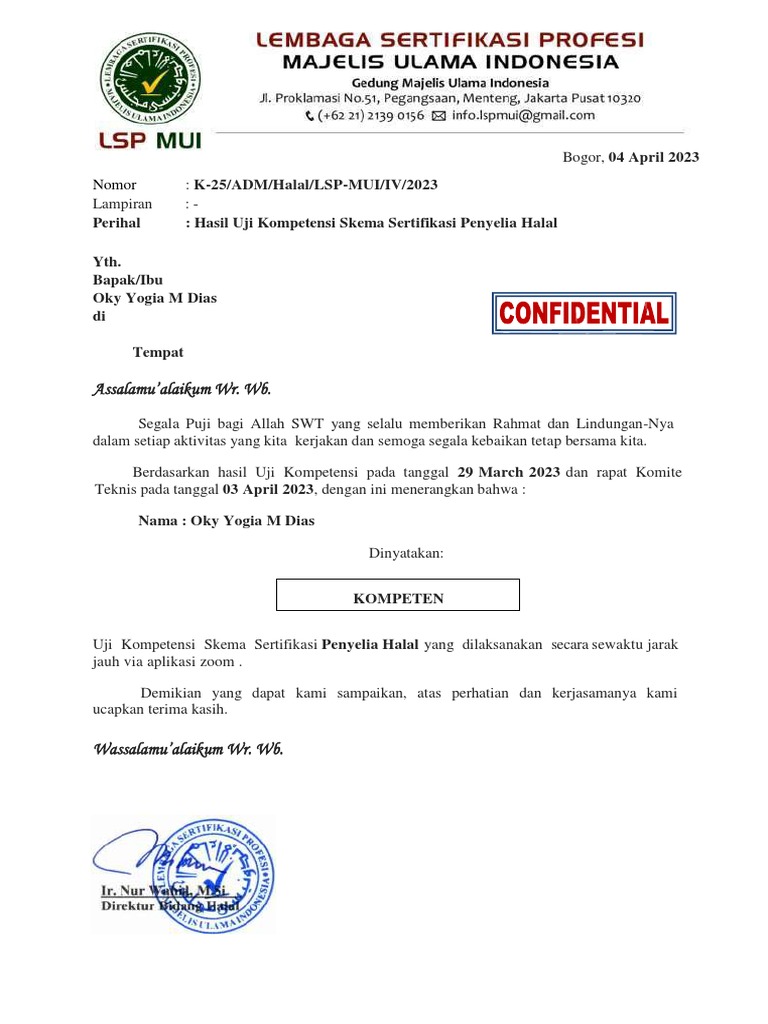 Hasil Asesmen - Oky Yogia M Dias | PDF