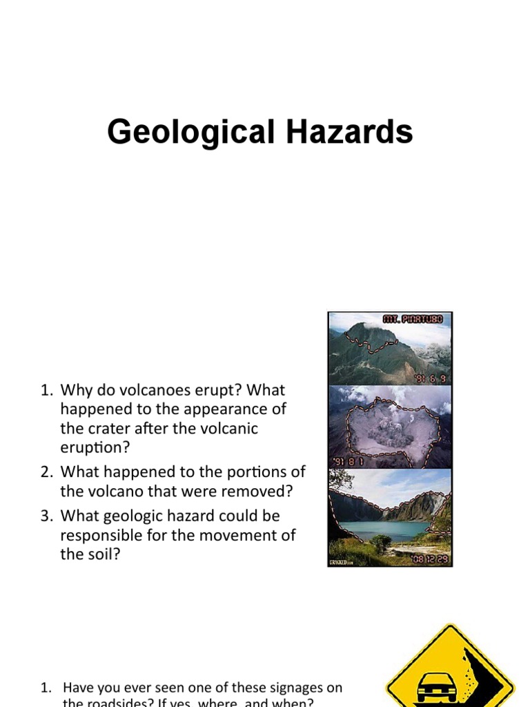 LESSON 1 - DRRR | PDF | Sinkhole | Landslide