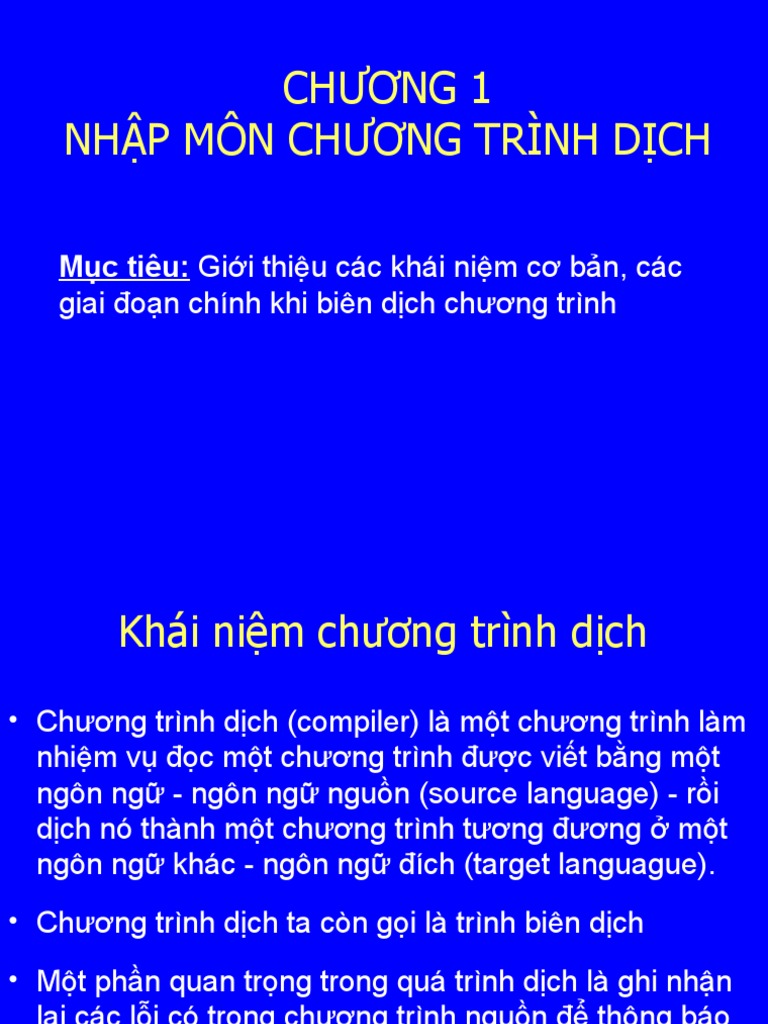 Chuong Trinh Dich | PDF