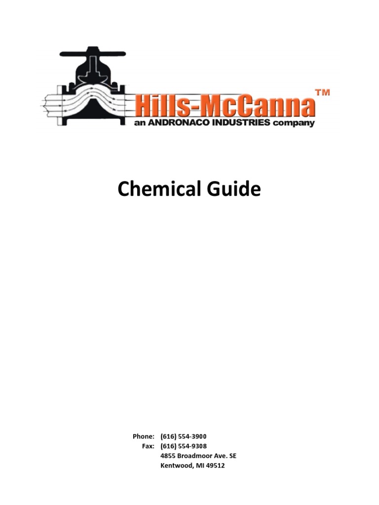 HillsMcCanna Chem Guide | PDF | Aluminium | Chlorine