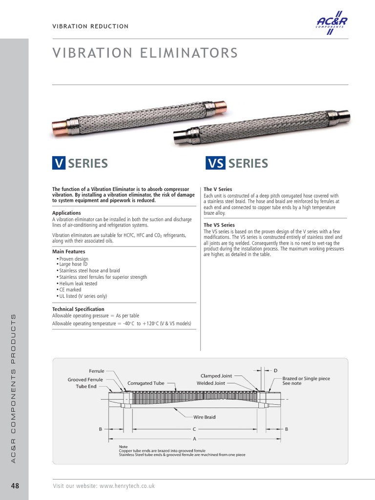 Vibration Eliminators | PDF | Stainless Steel | Materials