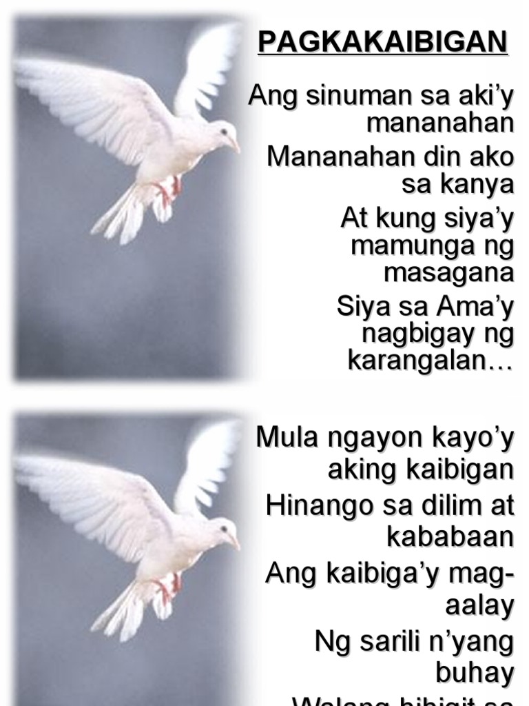 Ang Sinuman Sa Aki'y Mananahan Mananahan Din Ako Sa Kanya at Kung Siya ...