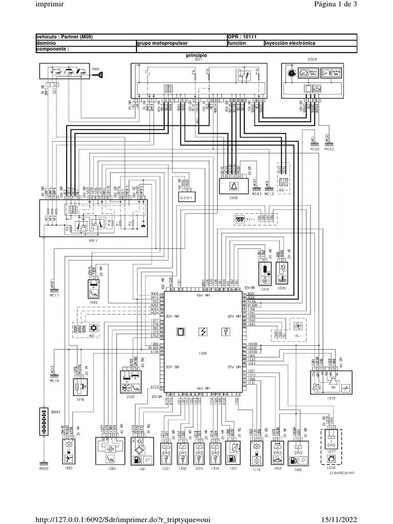 Esquema Motor Peugeot Partner Solis | PDF