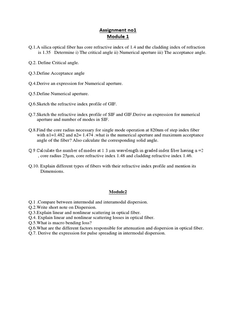 Assignment No1 | PDF | Technology & Engineering