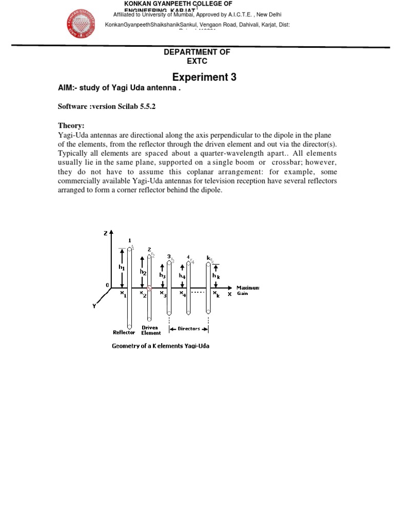 Design and Simulation of a 6-Element Yagi-Uda Antenna Operating at ...
