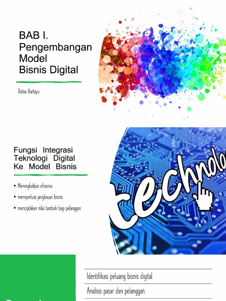 Bab 1. Pengembangan Model Bisnis Digital | PDF