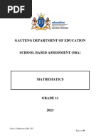 Grade 10 Term 3 Test 1.. | PDF | Mathematics
