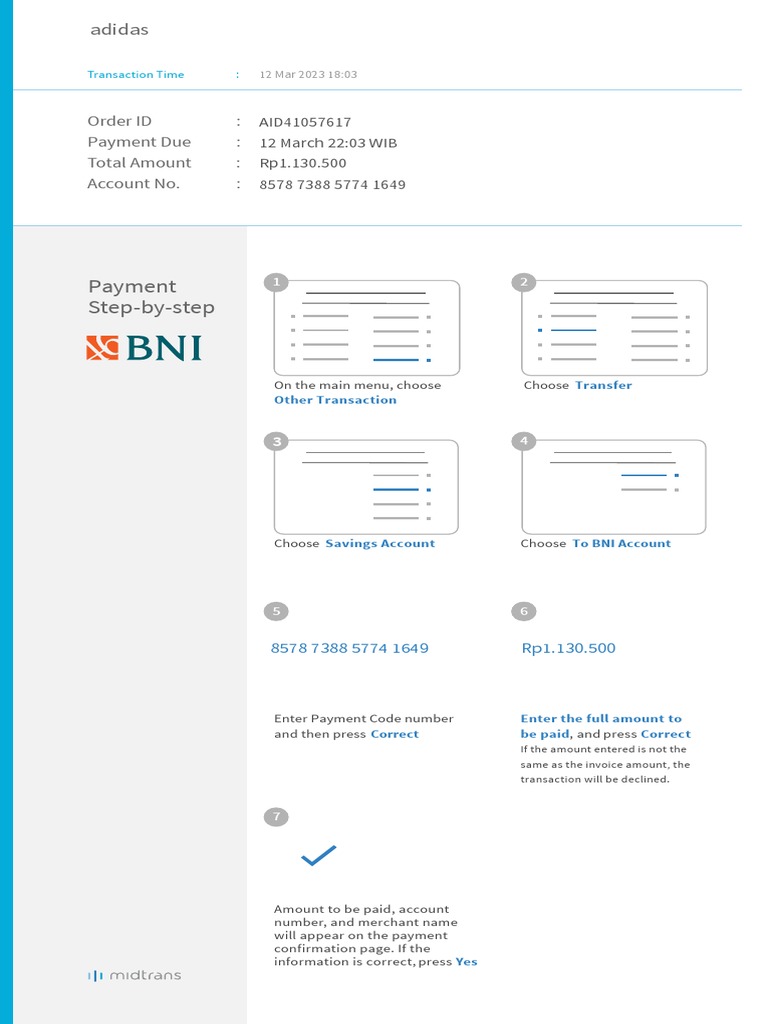 BNI Account Transfer Guide | PDF | Finance & Money Management