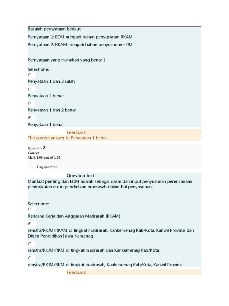 Soal Edm Erkam | PDF