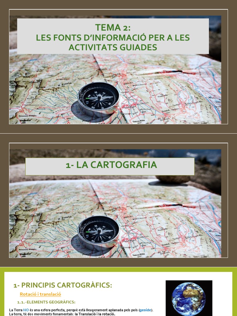 Tema 2 - Cartografia | PDF